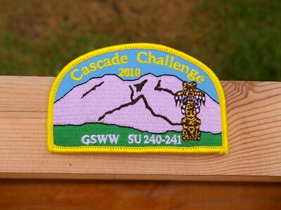 Cascade Challenge 2010 GSWW SU 240-241 3 3/4" Embroidered Patch | eBay