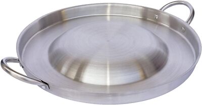New 21.5" Large Stainless Steel Mexican Convex Comal Bola Comal Deep ...