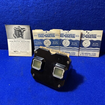 VINTAGE SAWYER'S VIEW-MASTER W/ 19 VIEW-MASTER REELS BATMAN MUPPETS ...