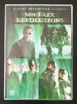 The Matrix Revolutions DVD 2-Disc Widescreen Edition Original w/ Greek ...