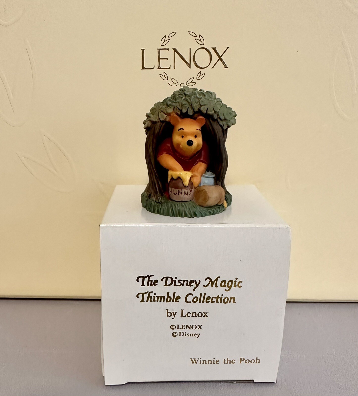 AUTHENTIC Lenox Disney Winnie the Pooh Thimble Collection Figurine NEW ...