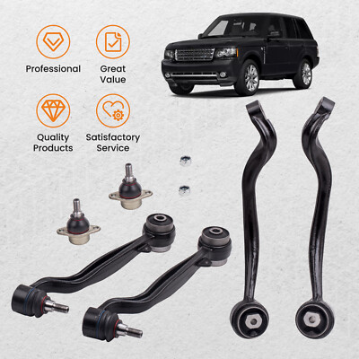 FRONT UPPER LOWER SUSPENSION CONTROL ARMS BALL JOINTS KIT FOR RANGE ...
