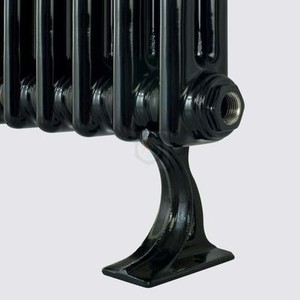 Column Radiator Feet, Raw Metal / Anthracite, Black, White, Grey | eBay