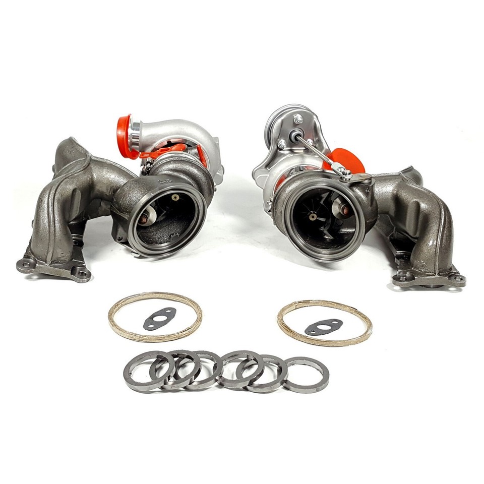 Billet 6+6 TD04 19T Upgrade Twin Turbochargers For BMW N54 135i 535i ...