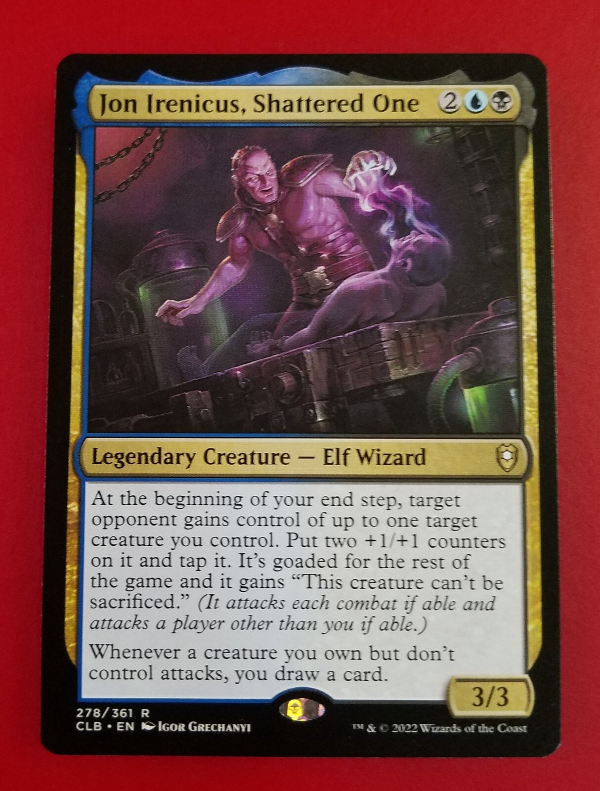 1x Jon Irenicus, Shattered One | Battle for Baldur's Gate | MTG Magic ...