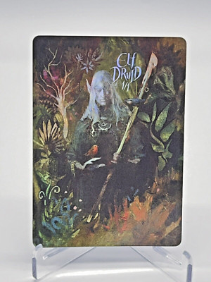 Nils Hamm MTG Full Art Foil 1/1 Elf Druid Token 2023 Kickstarter Magic ...