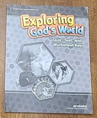Abeka Exploring God's World Grade 3 Fifth Edition Quiz, Test, and ...