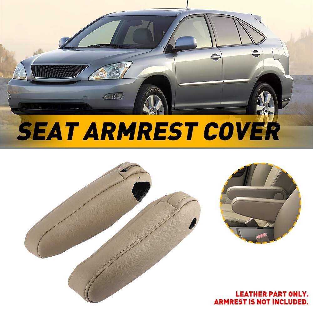 Leather Seat Armrest Cover Durable For Lexus RX 300 330 350 2003-2009 ...