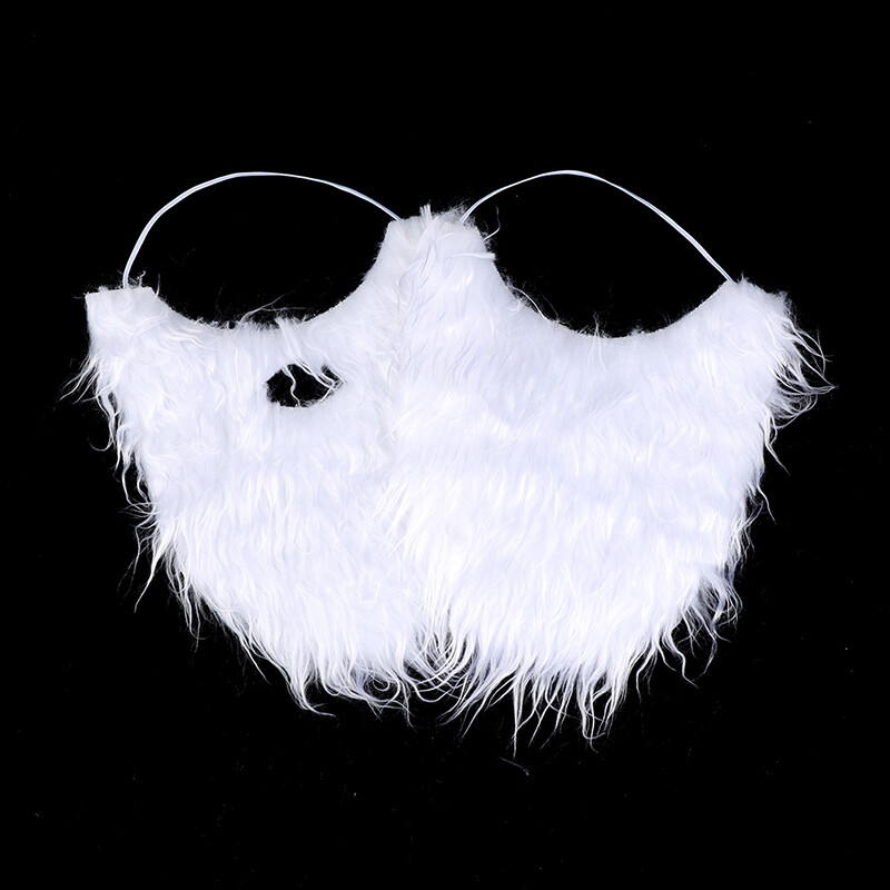 Party performance props Santa Claus white beard fake Beard Set Xmas ...