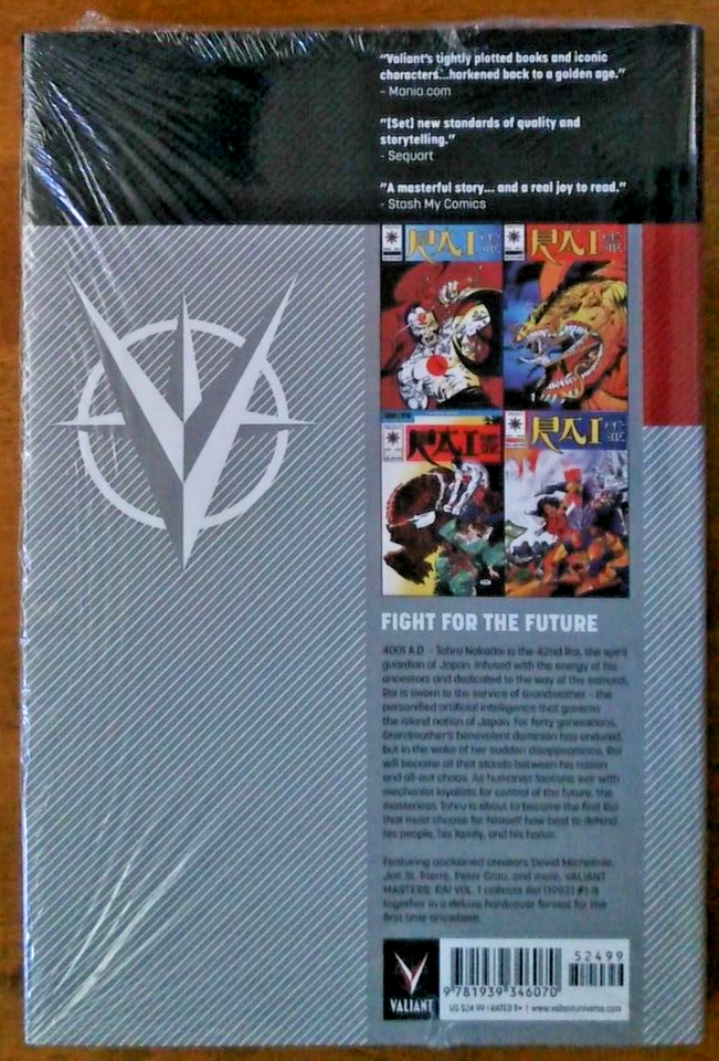 Valiant Masters: Rai Vol 1 HC (Valiant Comics Entertainment 2013) New ...