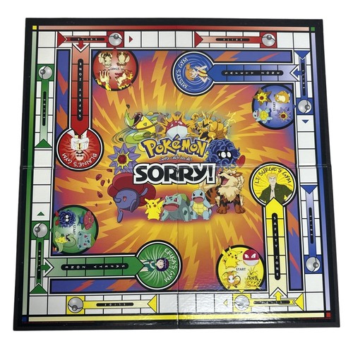 Pokémon Sorry Vintage 2000 Parker Brothers Board Game Hasbro Complete ...