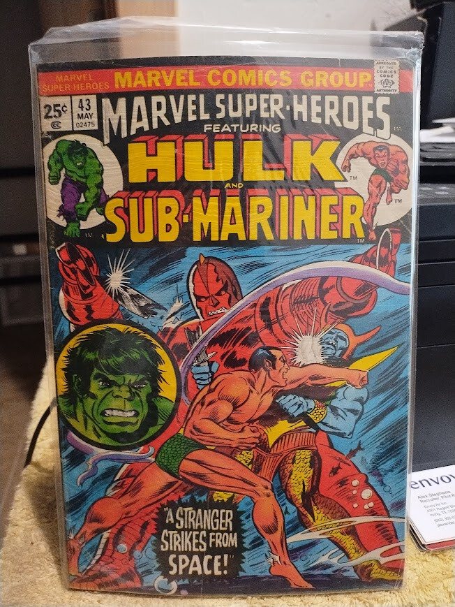 Marvel Comics Super-Heroes featuring Hulk & Sub-Mariner #42 & #43 | eBay