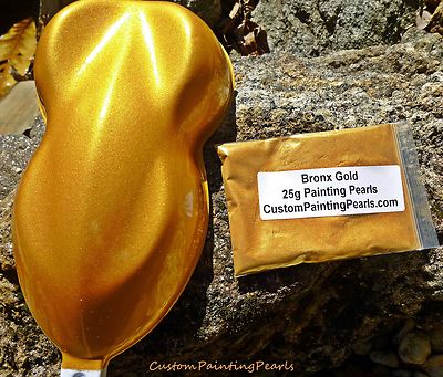 Bronx Gold Pearl Pigment Auto Paint Liquid Gloss ClearCoat Lacquer | eBay