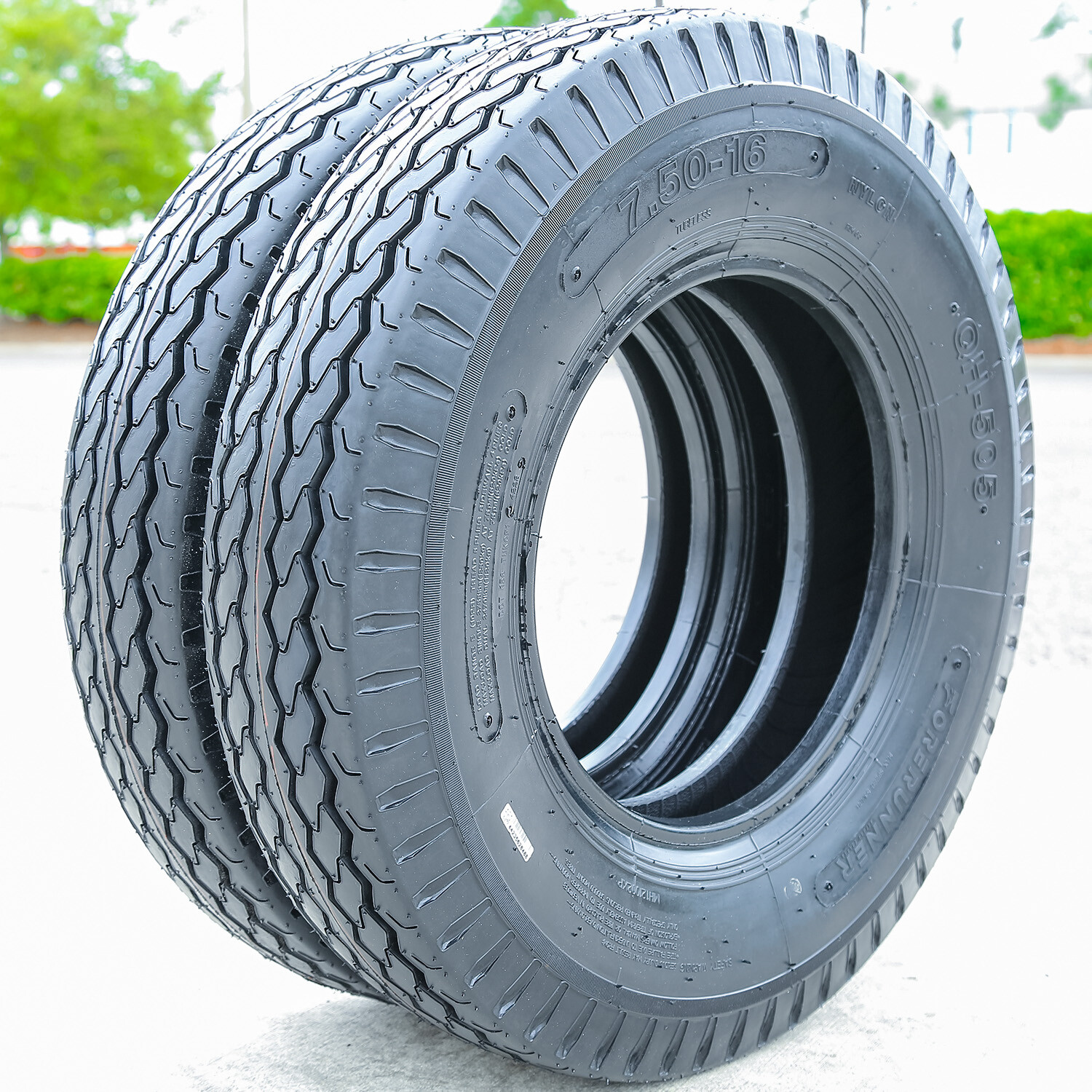 Tire Forerunner QH505 ST 7.5-16 (225/90D16) Load E 10 Ply Trailer | eBay