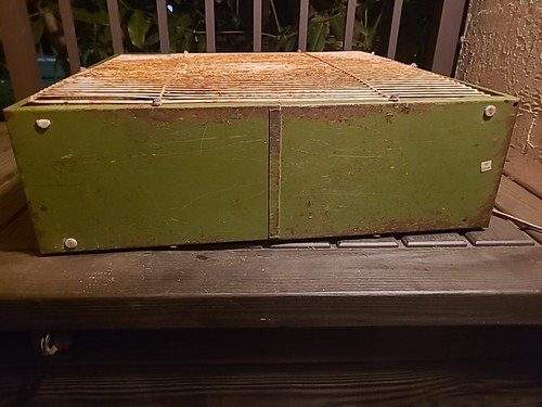 Vintage Toastmaster Metal Box Fan 22 3/4" inch 3 speed Works Great! 70 ...