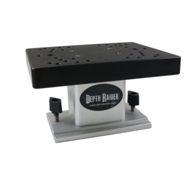 Depth Raider Non-Swivel Universal Pedestal Downrigger Mount with Track ...