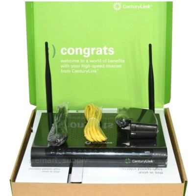CenturyLink C2000T Technicolor Wireless ADSL2+ VDSL 802.11N Modem ...