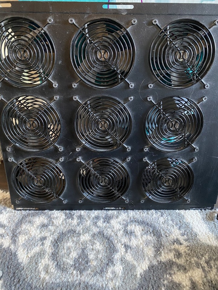 Rack Mount Fan - 4 Fans Server Cooling System - 1U 19" Rackmount ...