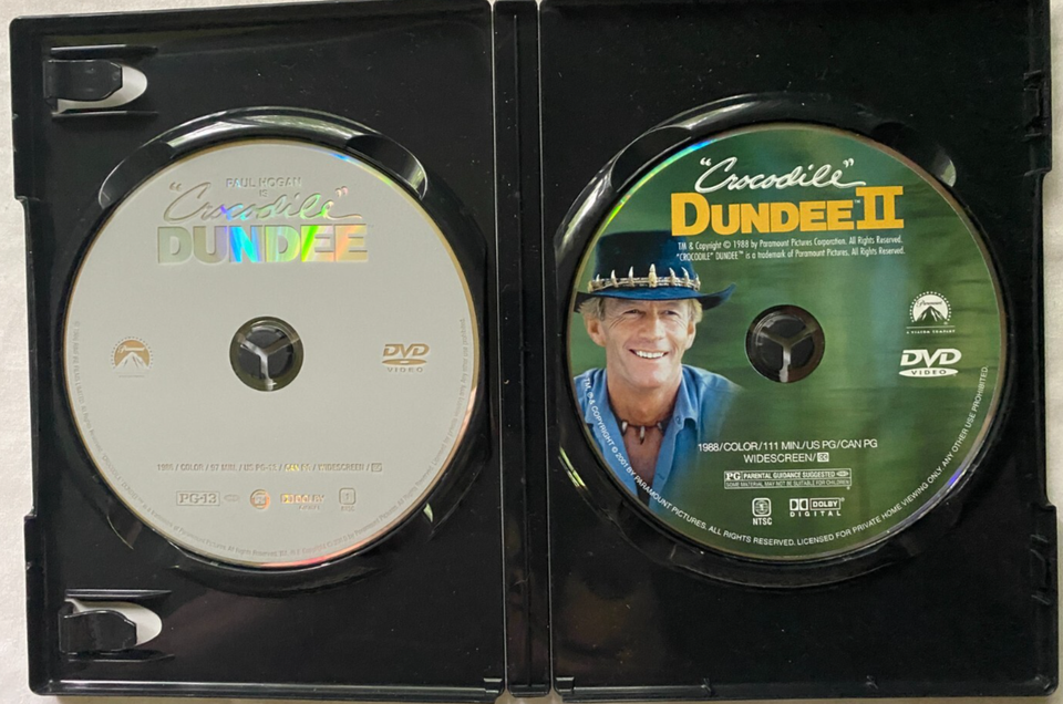 Crocodile Dundee / Crocodile Dundee II Double Feature DVD 2013 Comedy ...