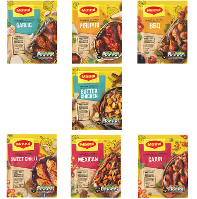 Maggi So Juicy Chicken Recipe Mix Seasoning Cooking Bags In Various ...