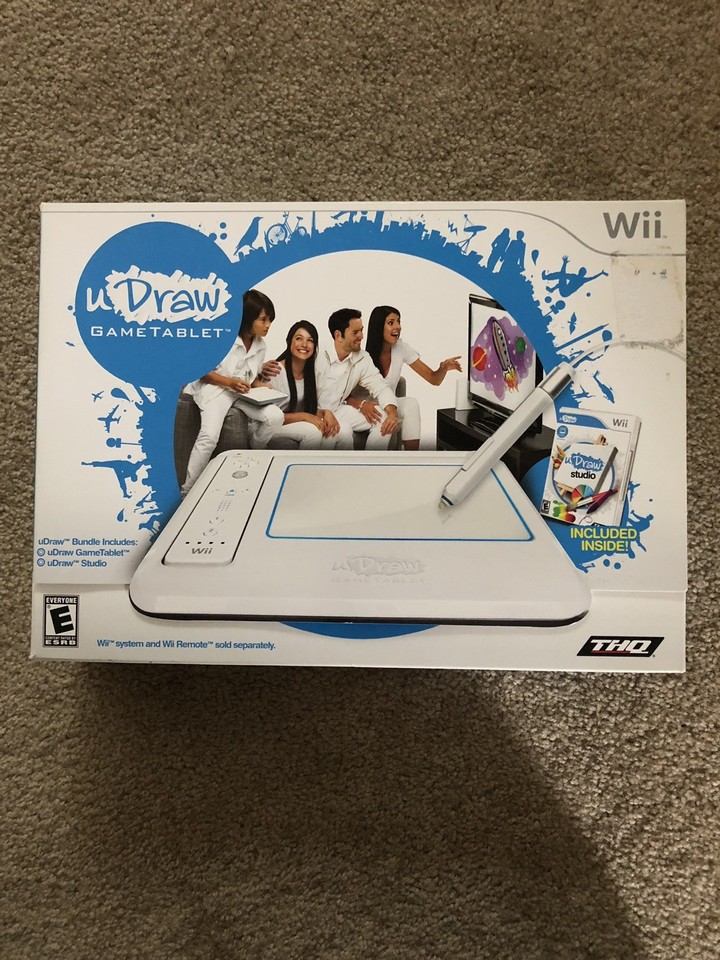 THQ uDraw GameTablet | Wii | White | uDraw Studio | Game Tablet w/ Draw ...