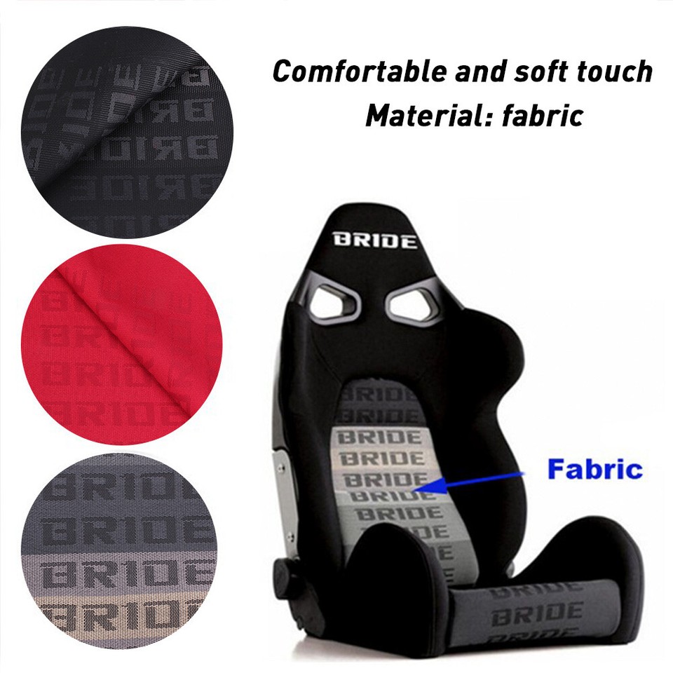 DIY Interior Full Gradation Fabric Seat Cloth Racing Seats Cover 1M×1 ...