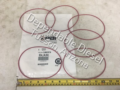 Piston Liner Sleeve Seal for Cummins ISX. Qty. 6 PAI # 121311 Ref ...