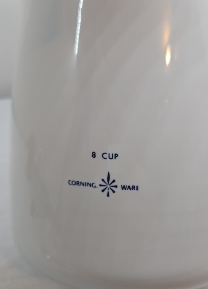 Vtg Corning Ware Starburst 8 Cup Pot W/ Internal Parts Complete Stove ...