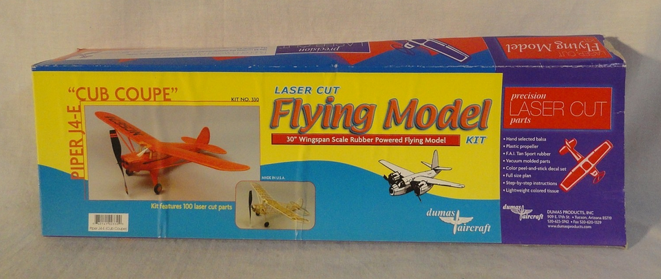 WOW! OLD DUMAS BALSA PLANE KITS WITH TWO PIPERS, AERONCA CHAMPION ...