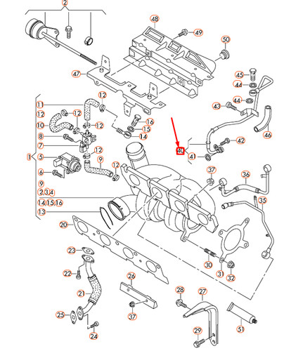 NEW AUDI Q3 8U TURBOCHARGER FEED OIL PIPE 06J145778H OEM NO DUTY TO 🇺🇸 ...