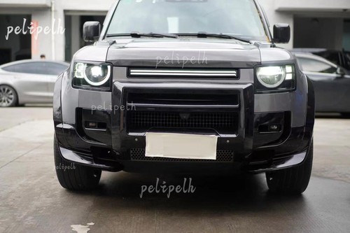 For Land Rover Defender 2020-2025 ABS Gloss Black Front Side Hood Vent ...