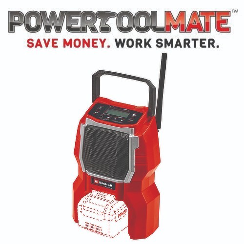 Einhell 3408017 Cordless Site Radio Speaker 18V Bluetooth TC-RA 18 BT ...