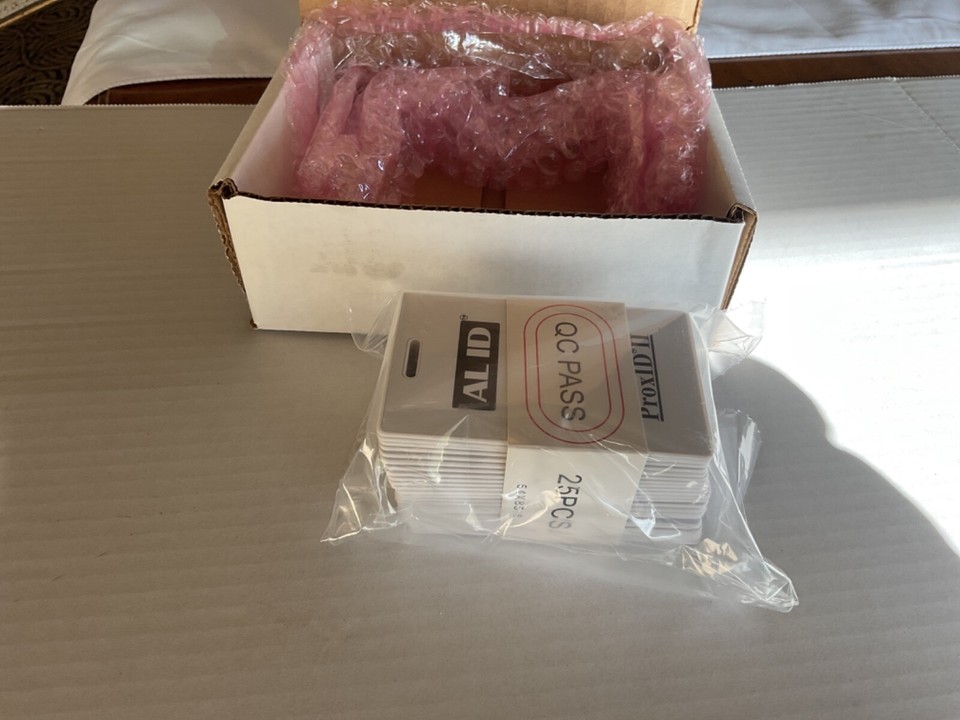 Pack of (25) ALARM LOCK Clamshell HID Prox Card ALID1326 2 Facility ...