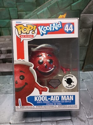 FUNKO POP! Ad Icons Kool-Aid KOOL-AID MAN # 44 Diamond Collection Vinyl ...