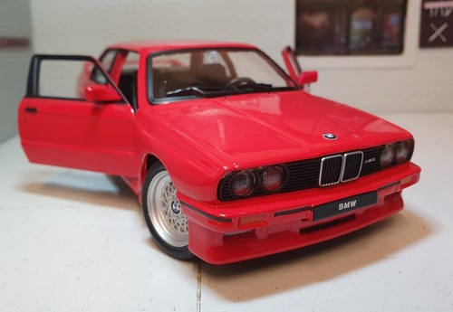 Red BMW M3 E30 3 Series 1988 21100 Sport Burago 1:24 Scale Diecast ...