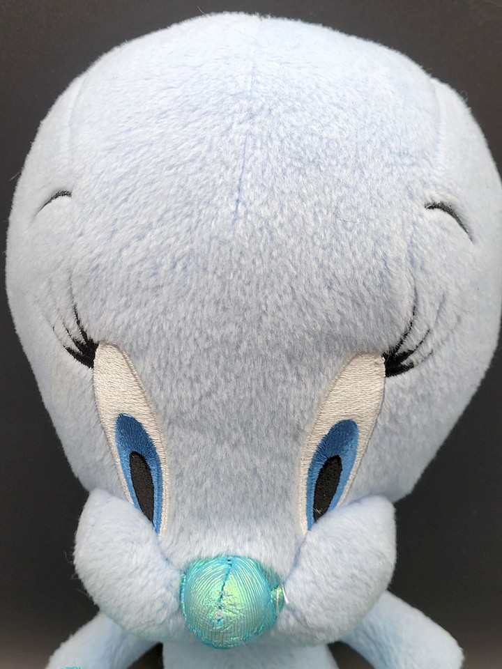 TWEETY BIRD Plush Pale Blue 11" Looney Tunes Warner Bros BACK IN ACTION ...