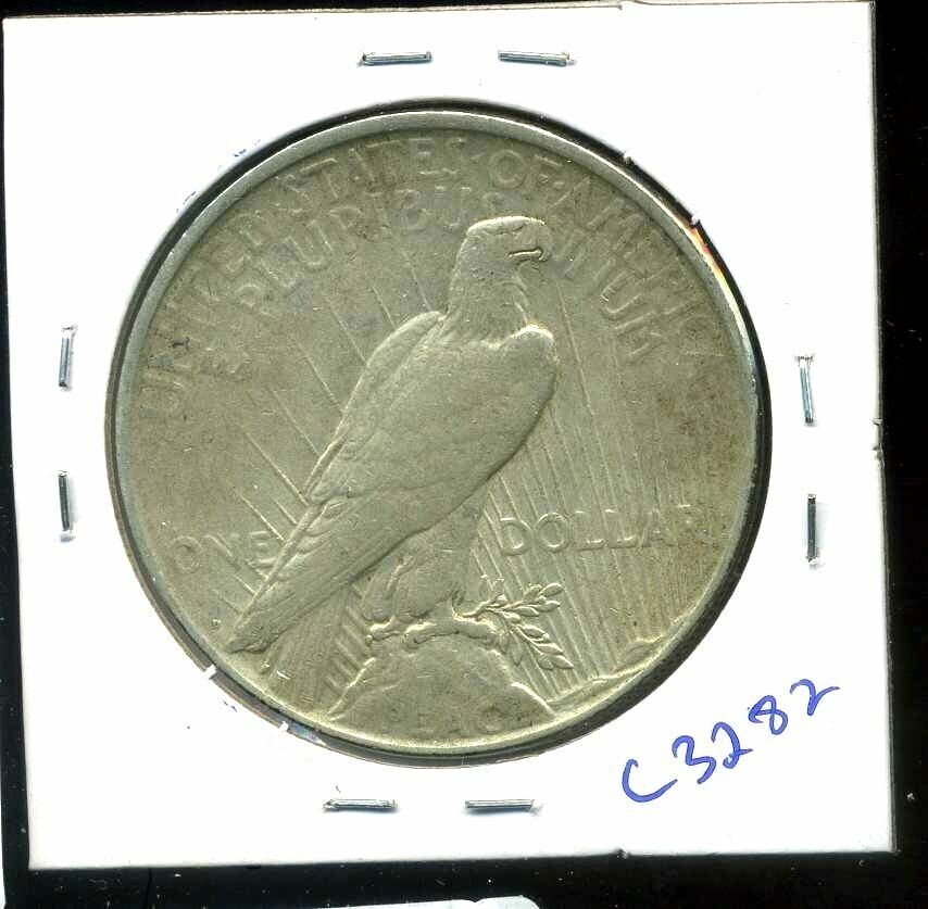 1922 D XF Peace Dollar Extra Fine 90% Silver 100 cent U.S.A US$1 Nice ...