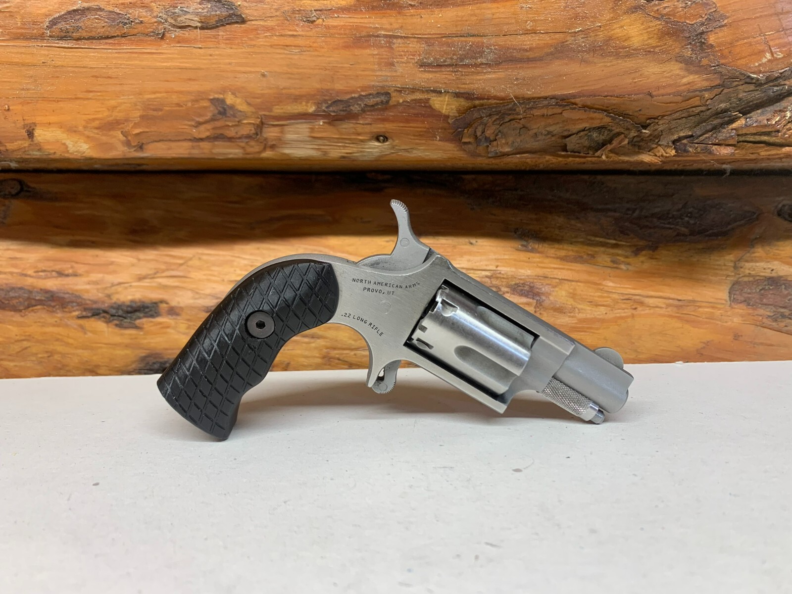 DIAMOND HATCHED STYLE II NAA 22 LONG RIFLE EXTENDED GRIP, NORTH ...