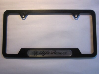 Original OEM Alfa Romeo License Plate Frame Dealership metal | eBay