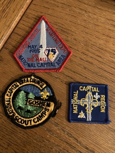 Lot 3 Boy Scout BSA Patches National Capital Region Goshen Diamond Jubilee | eBay