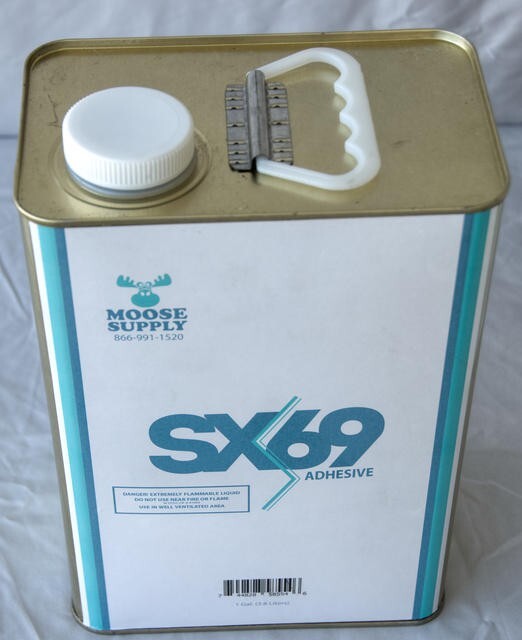 Vinyl Cement SX69 Clear Glue With Brush 128 oz Waterproof Airtight PVC ...