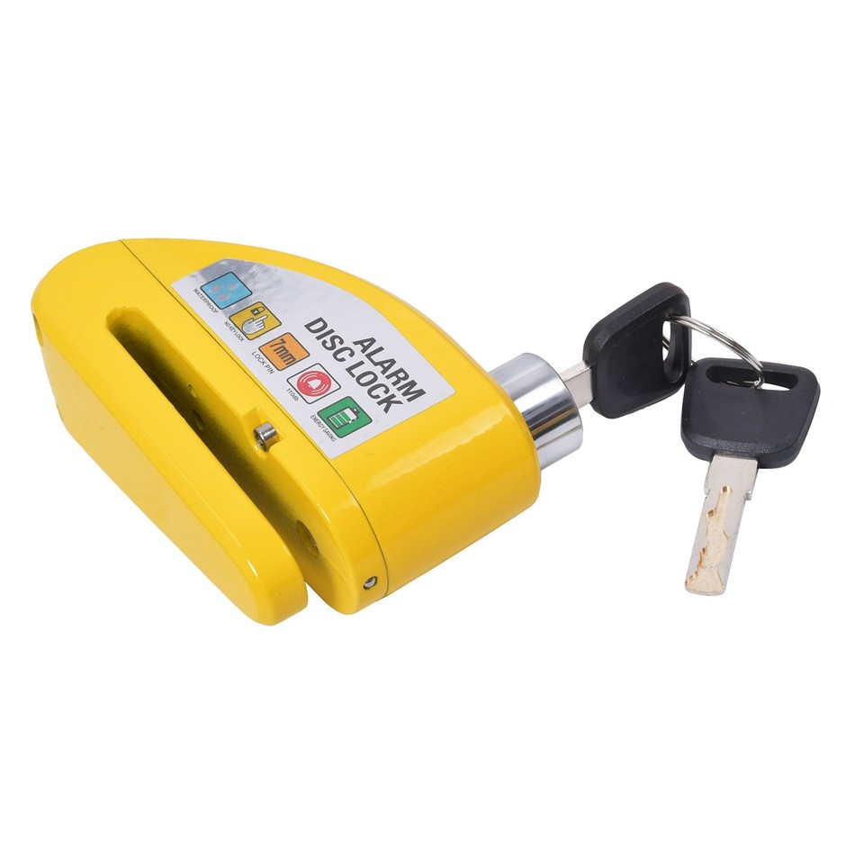 Motorbike Alarm Disc Lock Motorcycle Disc Brake Lock Anti-Theft ...