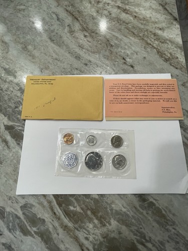 1964 Proof Set Silver Coins US Mint Lot Original Envelope COA MQ | eBay