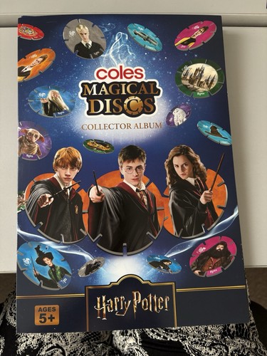 2025 Coles Harry Potter Magical Discs Full Set with Album ( 72 discs ...