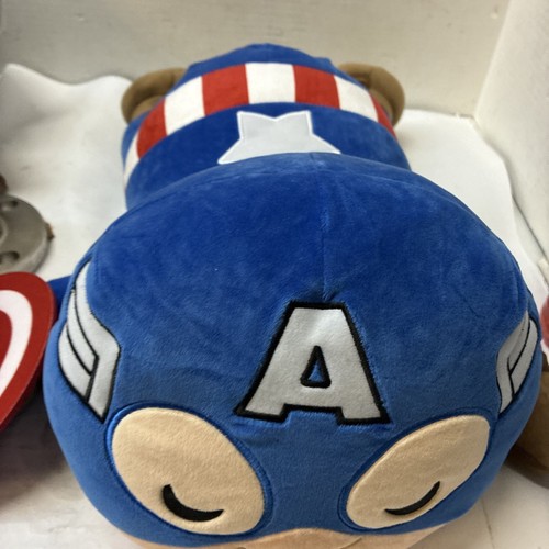 Disney MARVEL Captain America Kids Cuddleez Stuffed Plush 24" doll ...