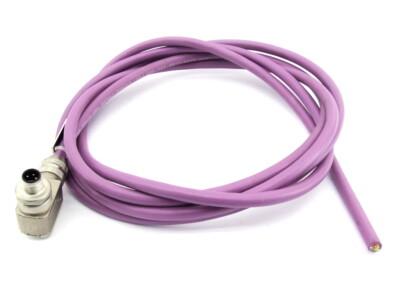 Process Field Bus Profibus Cable M12 4-Pin 90° Connector E48408 | eBay