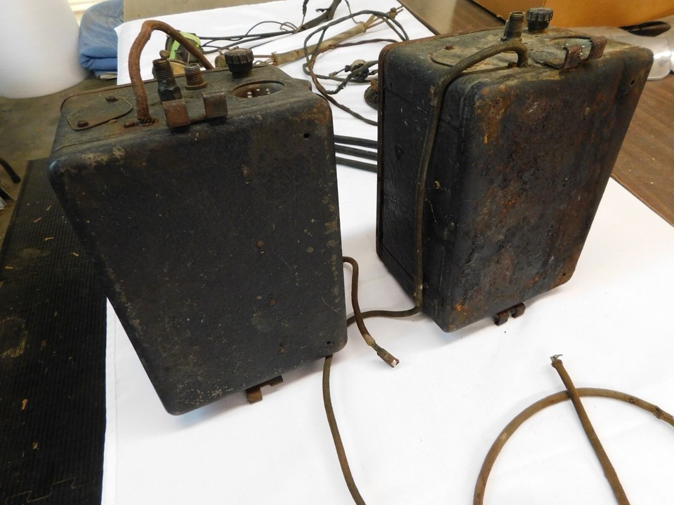 OEM Ford 1935 1936 Car Radio Parts Lot Speaker Dash Control Cables | eBay