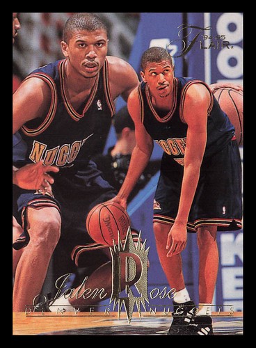 Jalen Rose #207 1994-95 Flair Denver Nuggets | eBay
