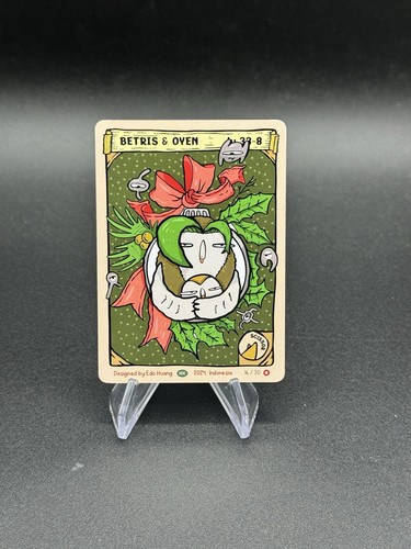 Pokkedo Betris & Oven HootHoot Christmas V2 Derpy Card 02/30 Pokemon ...