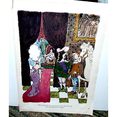 1970 Erikson Royal Mount Cartoon Art Vintage Print | eBay
